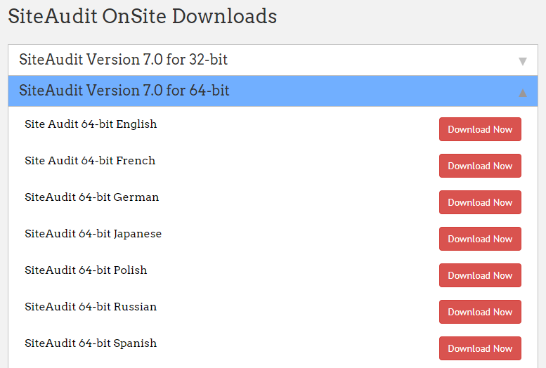 Installing SiteAudit On-Site | Netaphor SiteAudit(TM) Knowledgebase