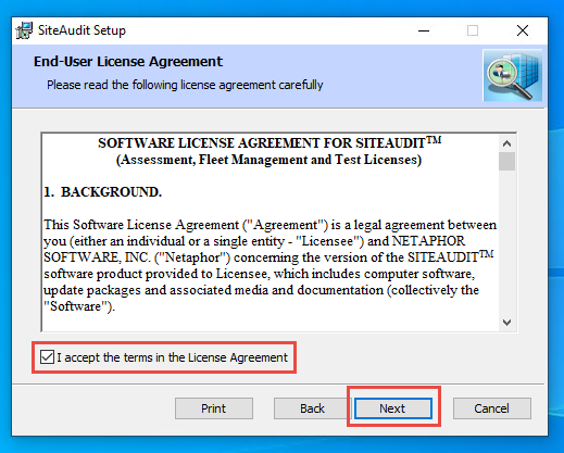 Installing SiteAudit On-Site | Netaphor SiteAudit(TM) Knowledgebase