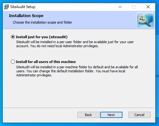 Installing SiteAudit On-Site | Netaphor SiteAudit(TM) Knowledgebase