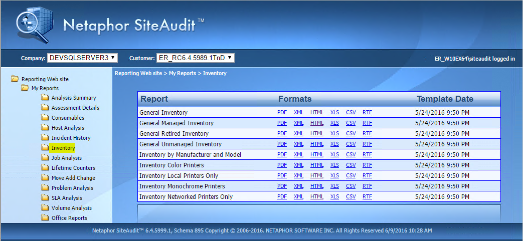 Creating Your Own Report Folders | Netaphor SiteAudit(TM) Knowledgebase